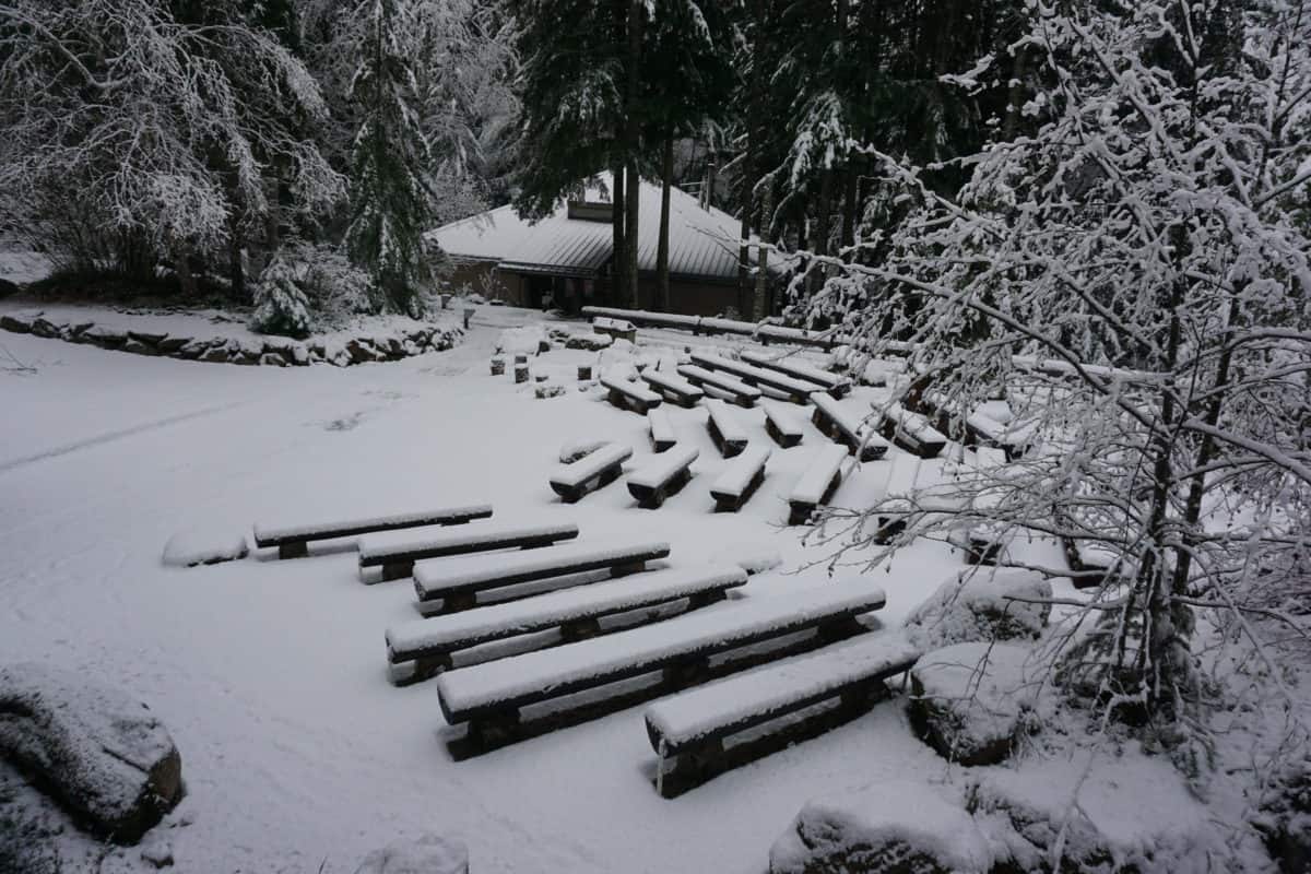 Winter Arrives: First Snow at the Environmental Learning Center ...